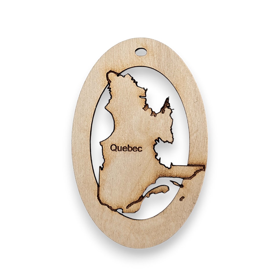 Personalized Quebec Ornament, Quebec Christmas Ornament, Quebec Canada ...