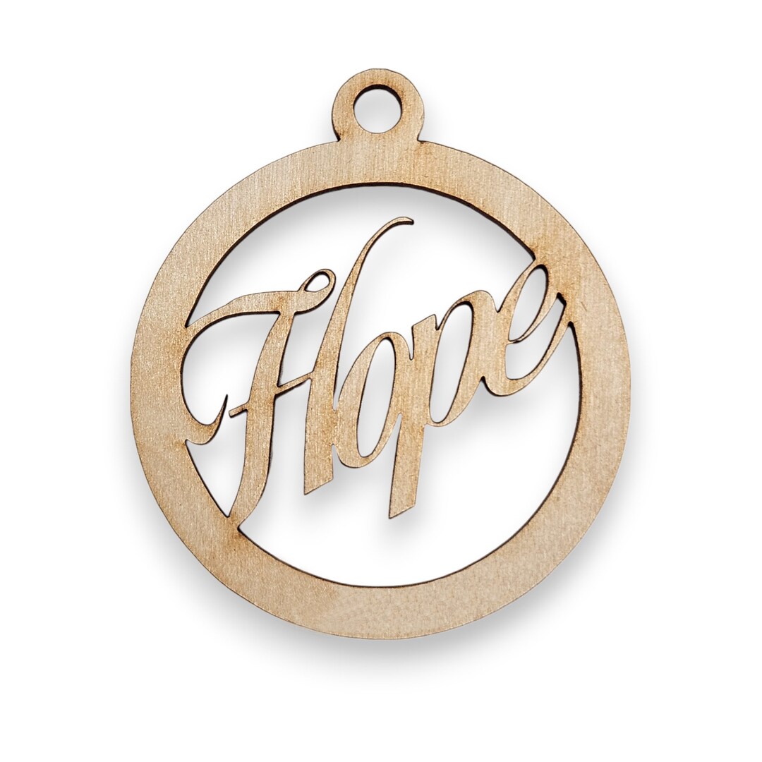 Personalized Hope Ornament - Hope Christmas Gift - Hope Gift Topper ...