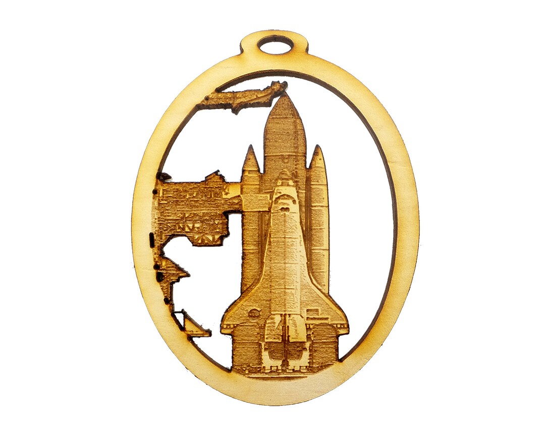 Personalized Space Shuttle Ornament, Unique Florida Souvenir, Engraved ...