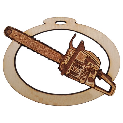 Personalized Chainsaw Ornament Gift for Logger Logging - Etsy