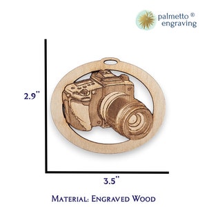 Personalized Camera Ornament Christmas Tree, Unique Camera Christmas ...