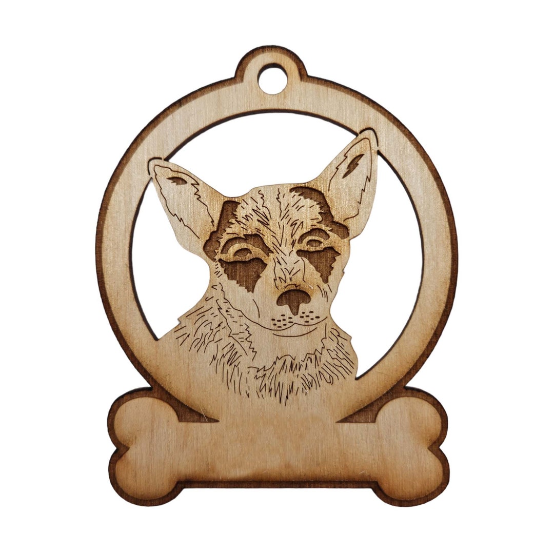 Personalized Blue Heeler Ornament, Unique Blue Heeler Gifts, Engraved ...