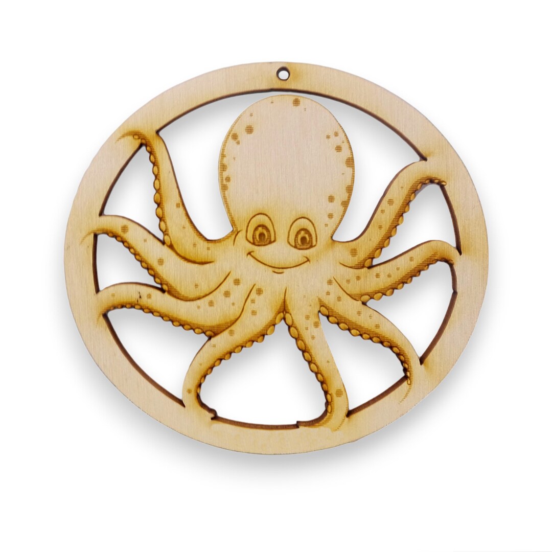 Octopus Ornaments, Personalized Octopus Christmas Ornament, Sea ...