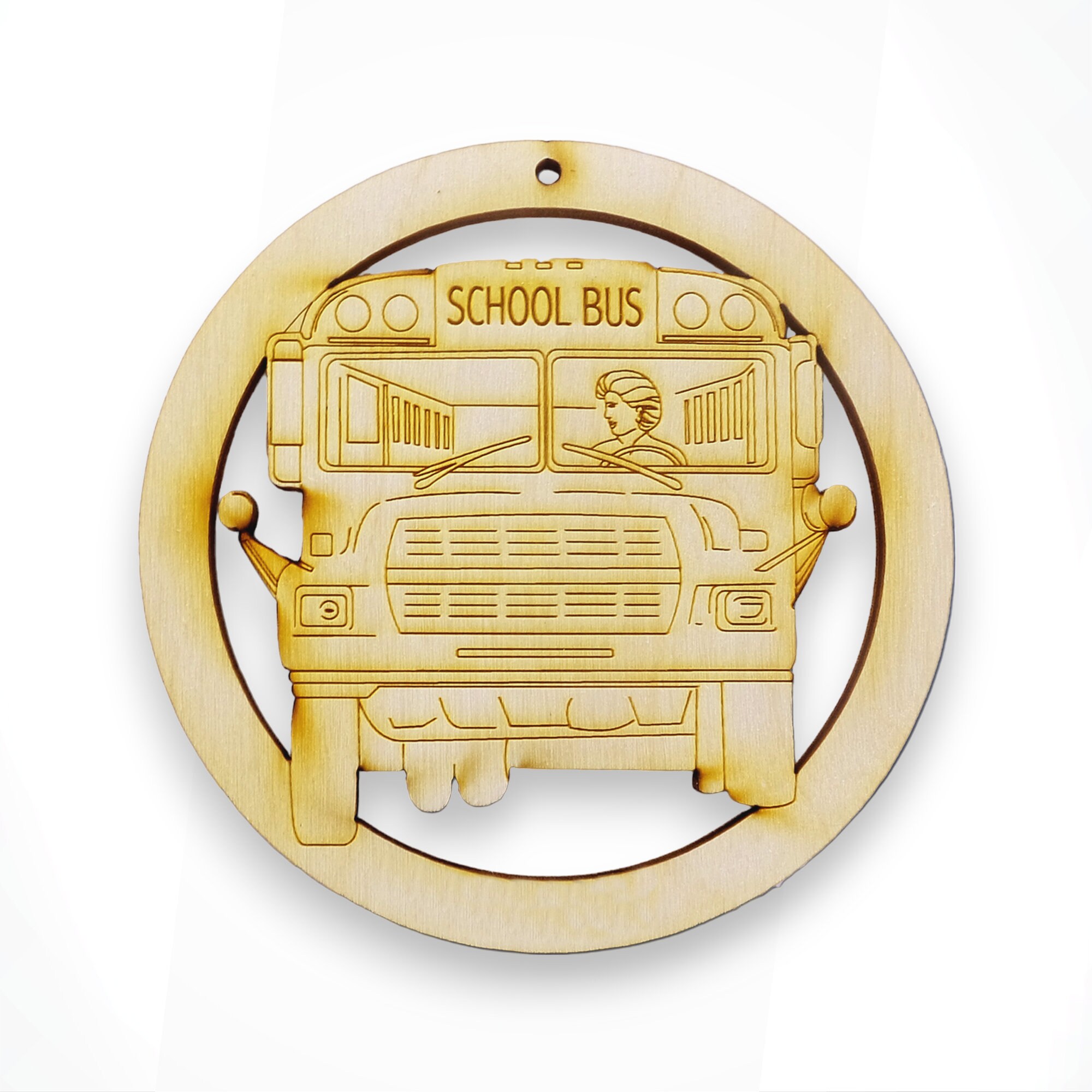 Personalized Bus Driver Ornament, Female - Bus Driver Gift - School Bus ...