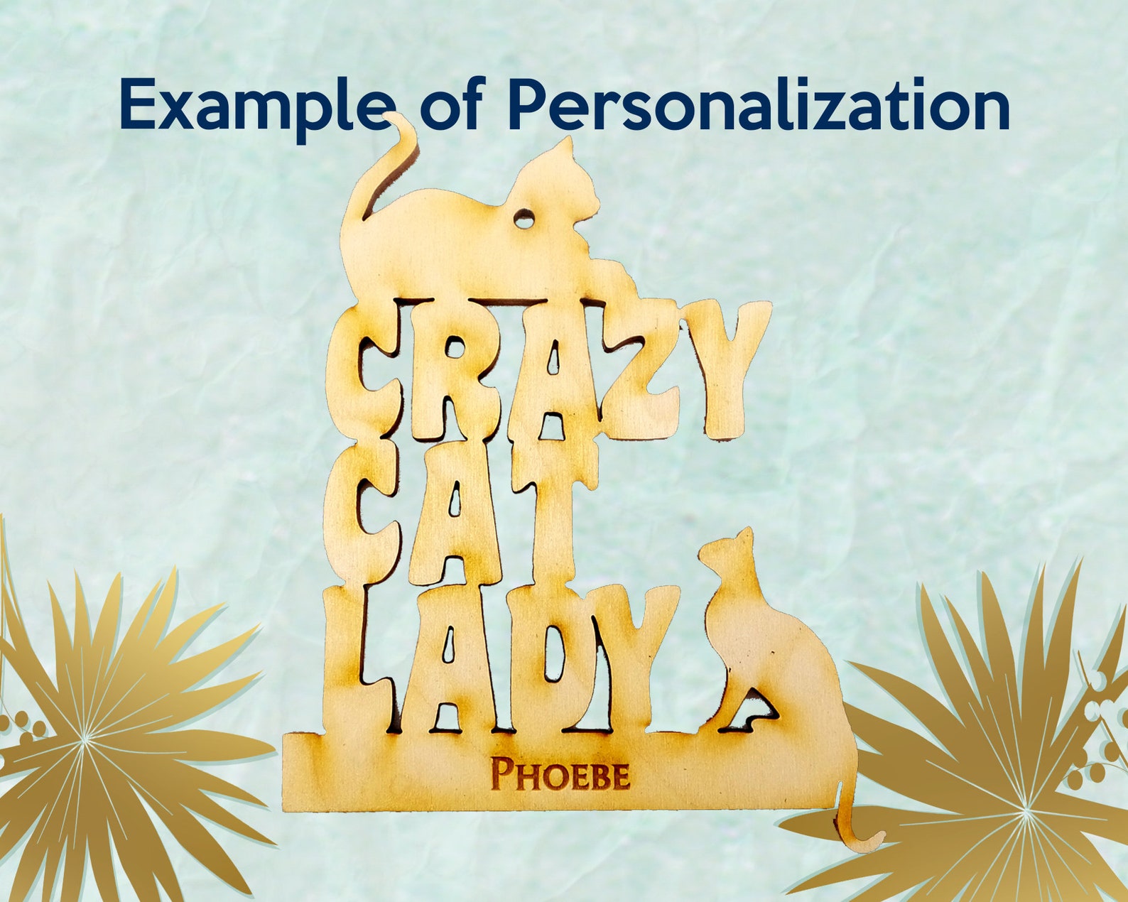 Personalized Crazy Cat Lady Ornament Unique Crazy Cat Lady - Etsy