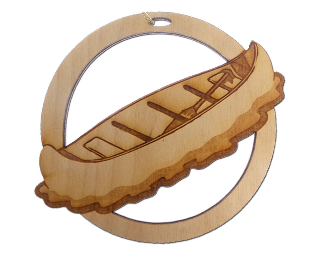 Personalized Canoe Ornament Canoe Christmas Ornaments - Etsy