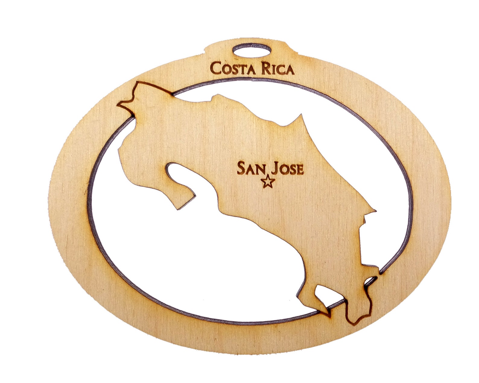 Personalized Costa Rica Ornament Costa Rica Christmas | Etsy