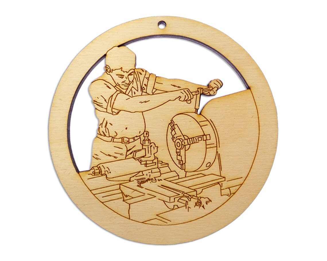 Personalized Machinist Ornament Machinist Gifts Gift for - Etsy