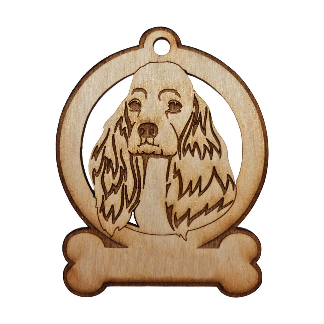 Cocker Spaniel Ornament, Personalized Cocker Spaniel Gifts, Unique Dog ...