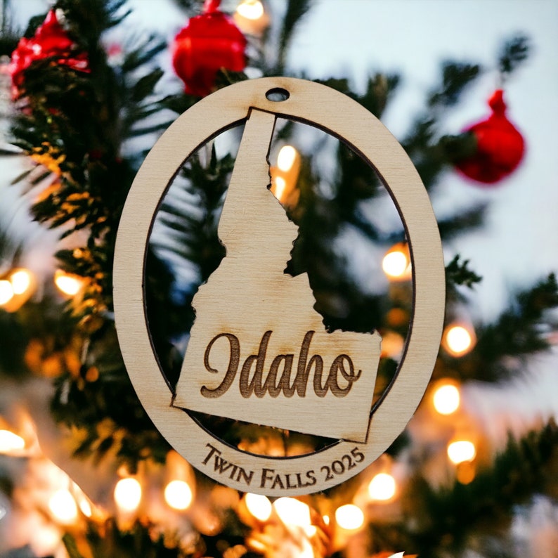 Personalized Idaho Ornament - Idaho State Ornament - Idaho Gift - Idaho ...