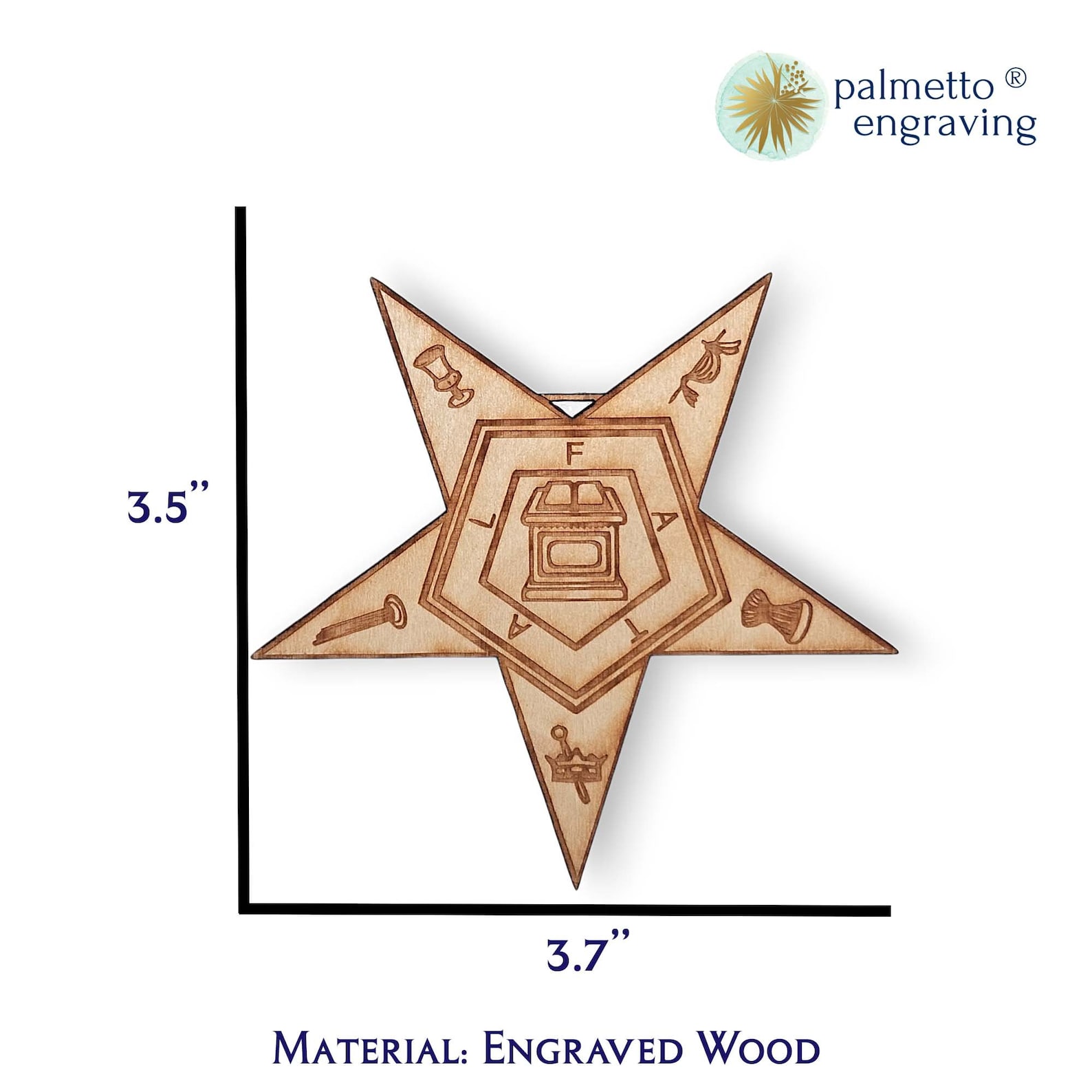 Order of the Eastern Star Ornament - Eastern Star Ornaments - Eastern ...