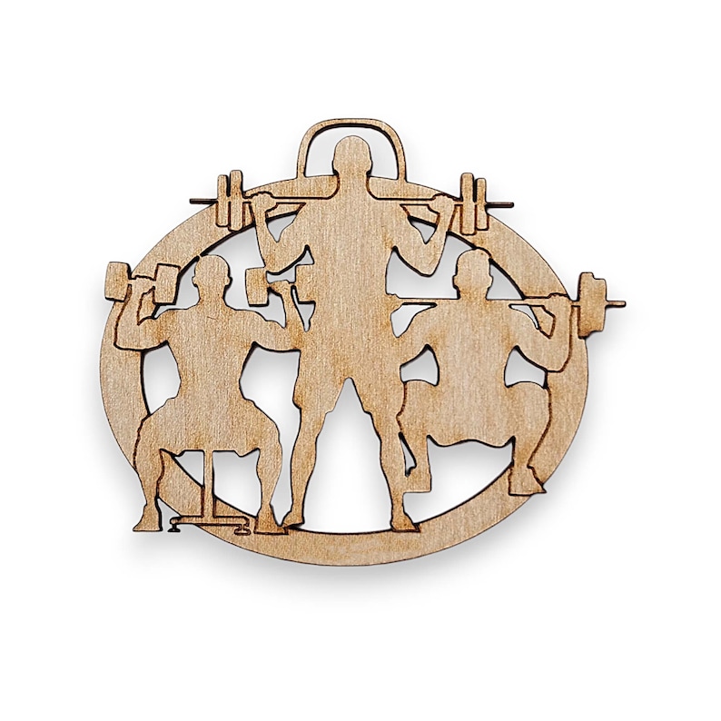Personalized Weight Lifting Christmas Ornament - Workout Ornament ...