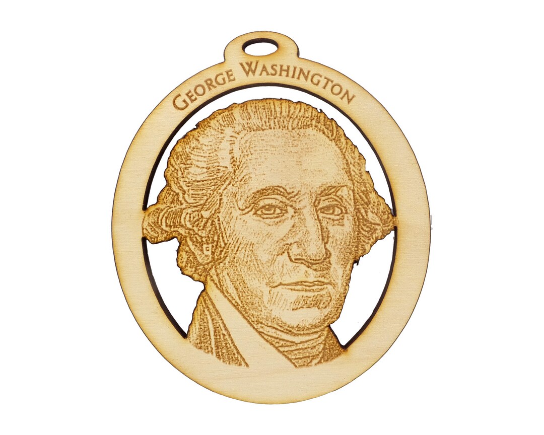 Personalized George Washington Ornament Historical Ornament President ...