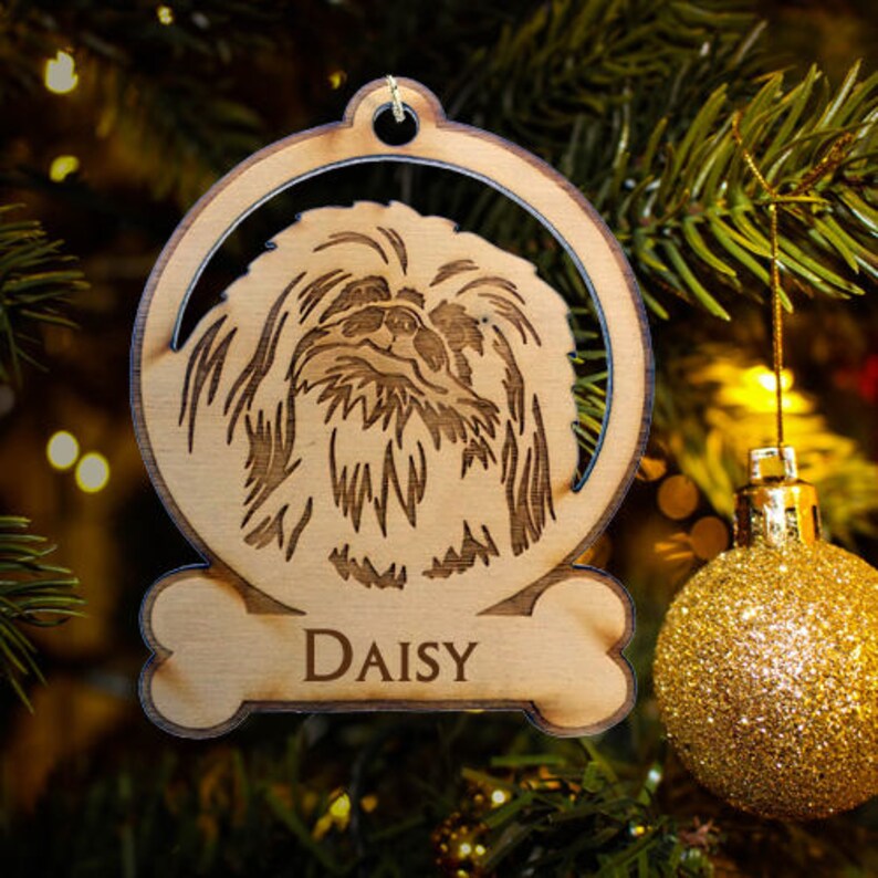 Personalized Pekingese Ornament Pekingese Christmas Tree - Etsy