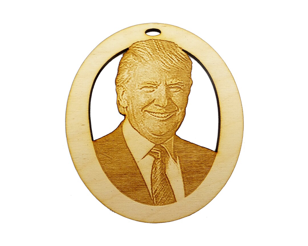 Personalized President Donald Trump Ornament Historical - Etsy