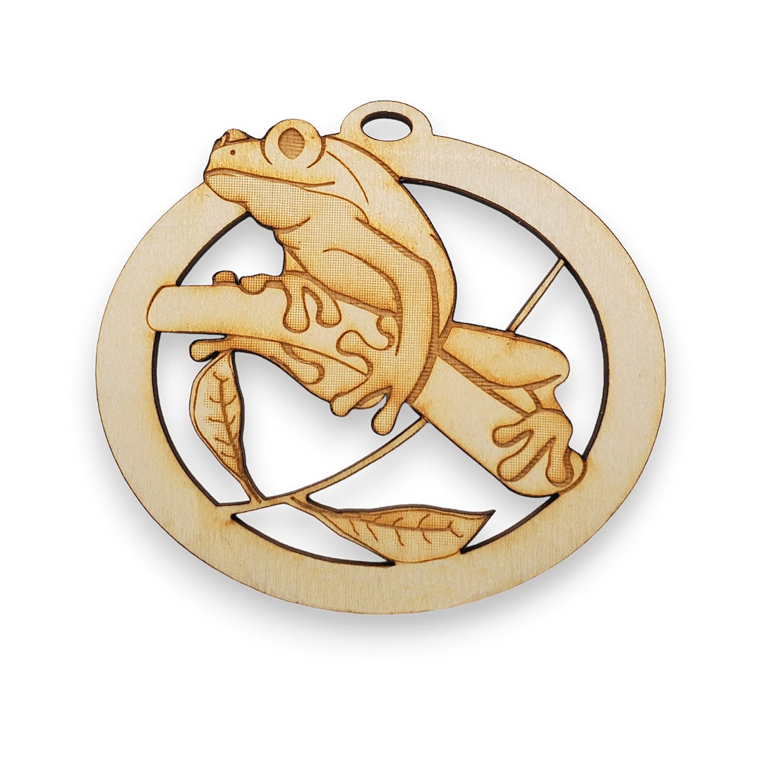 Personalized Boi Tree Frog Ornament | Frog Christmas Ornaments | Unique ...