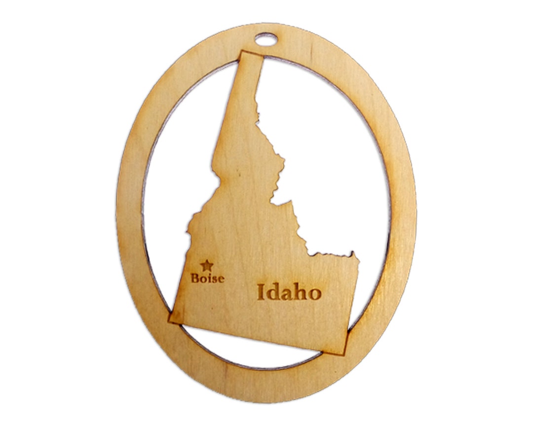 Personalized Idaho Ornament Idaho State Ornament Idaho - Etsy