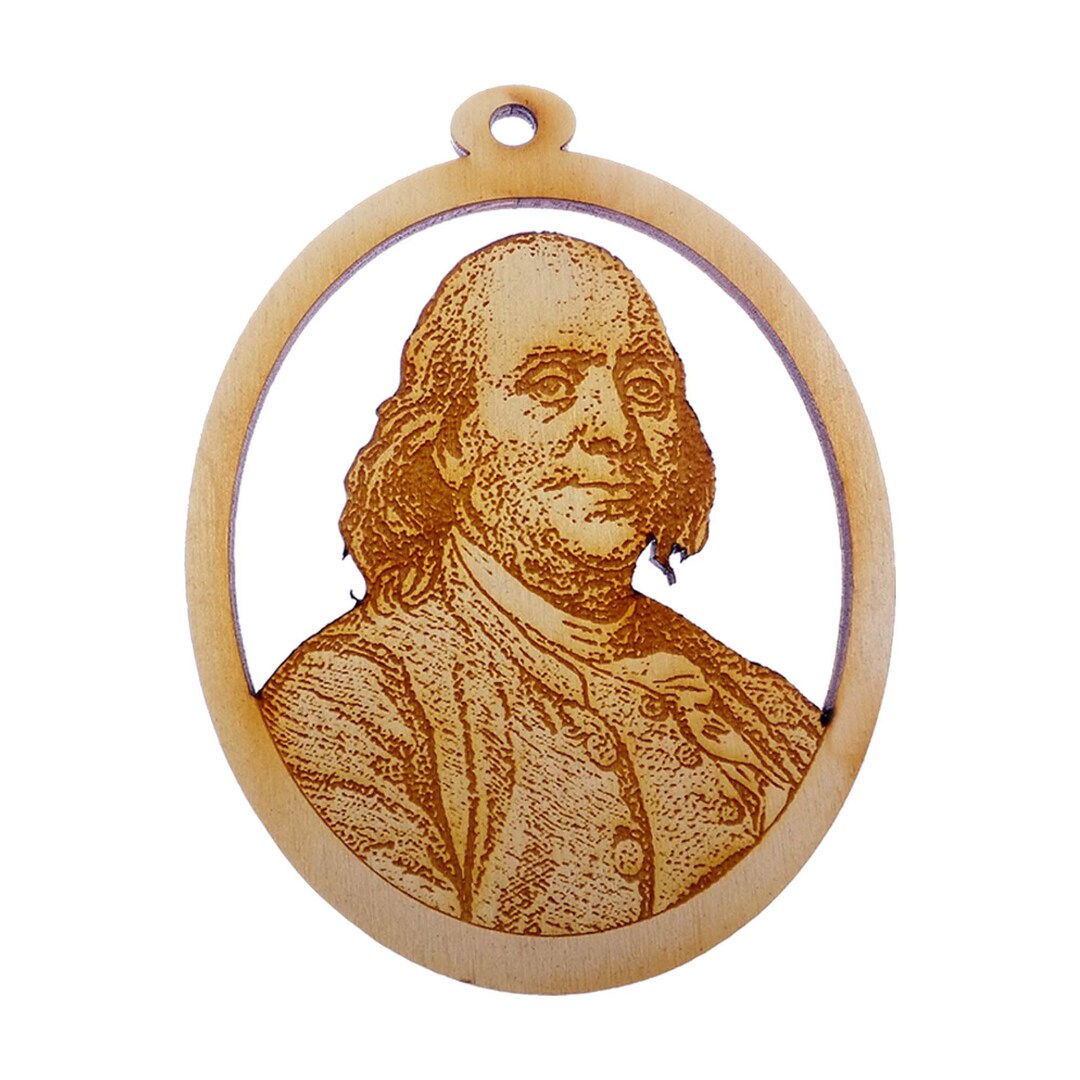 Personalized Ben Franklin Ornament - Philadelphia Souvenir - Benjamin ...