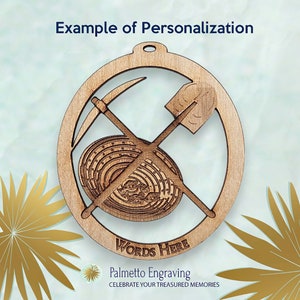 Personalized Gold Mining Pan Ornament, Unique Gift Ideas for Gold ...