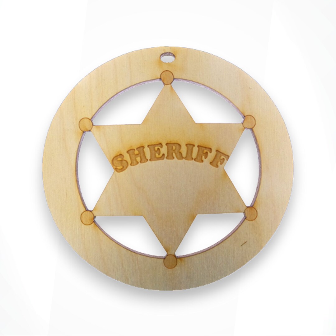 Personalized Sheriff Ornament - Sheriff Gifts - Sheriff Gift - Gift for ...