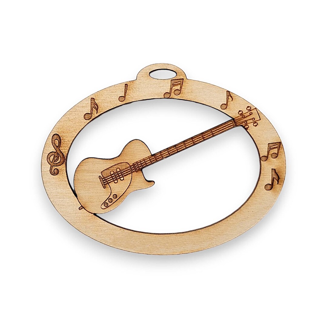 Bass Guitar Christmas Ornaments, Personalized Bass Guitar Gifts, Unique ...