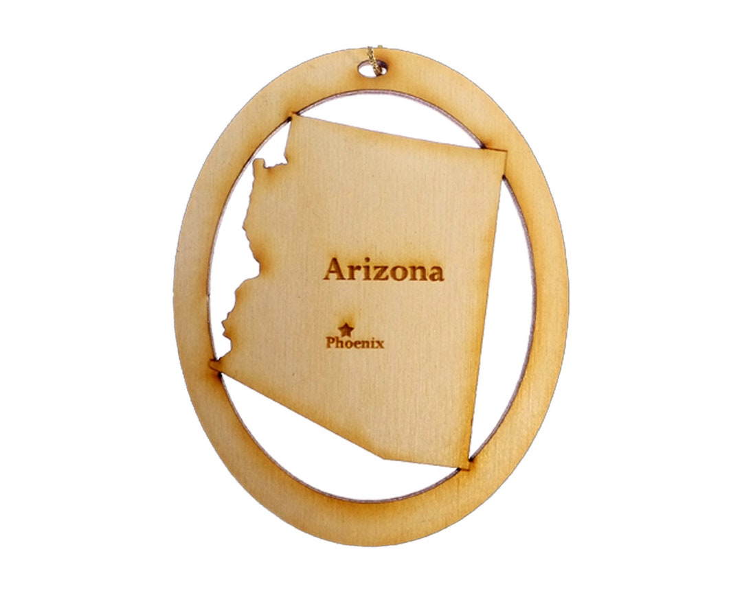 Personalized Arizona Ornament Arizona State Ornament Arizona Gift ...