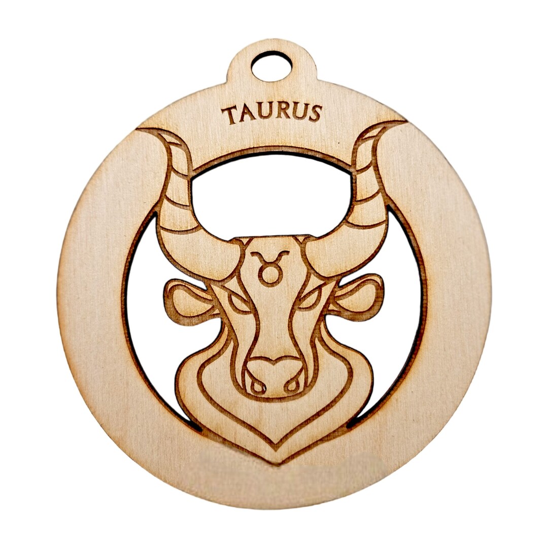 Taurus Zodiac Ornament | Personalized Zodiac Keepsake | Astrology Gifts ...