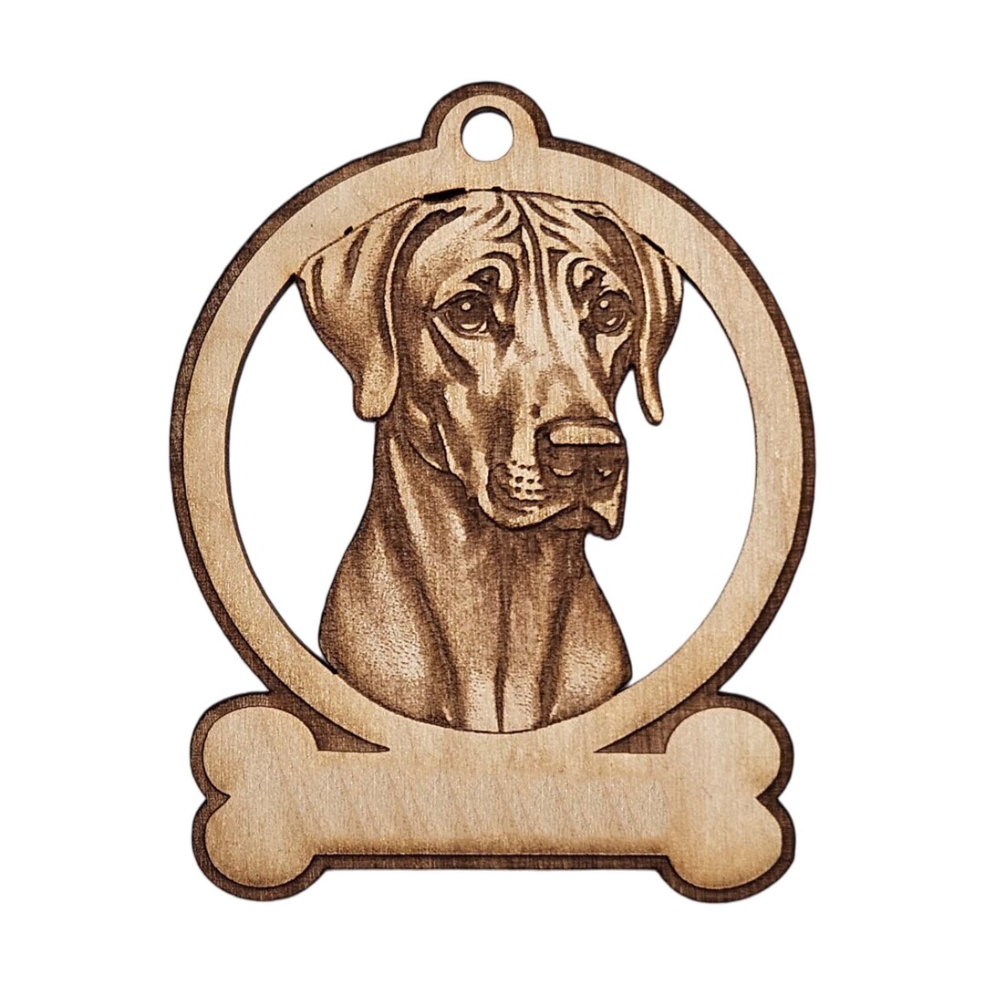 Rhodesian Ridgeback Ornament, Personalized Dog Christmas Ornaments for ...