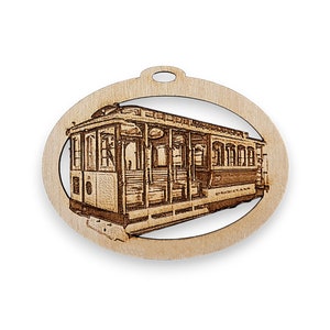 Personalized Cable Car Ornament, San Francisco, California Ornament ...