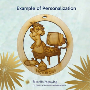 Personalized Computer Geek Ornament - Computer Geek Gift - Computer ...