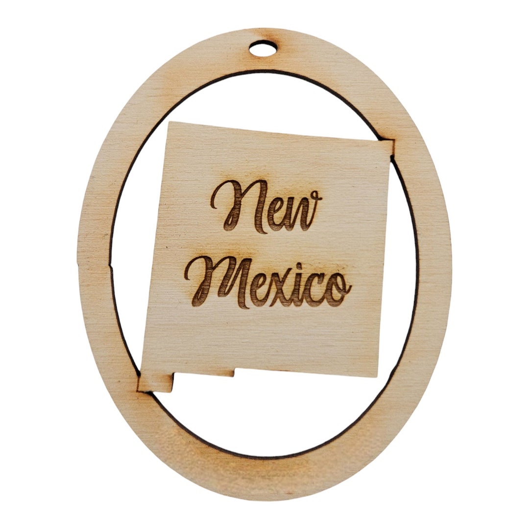 Personalized New Mexico Ornament - New Mexico State Ornament - New ...