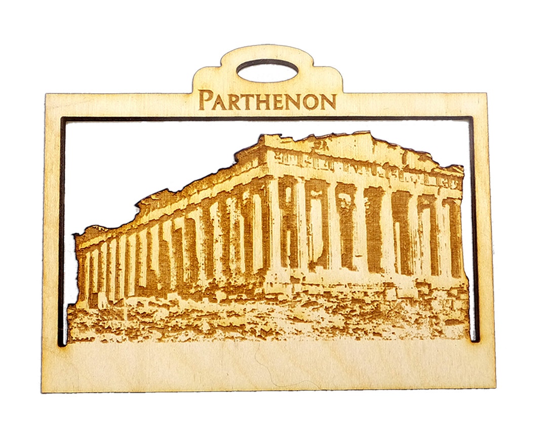 Personalized Parthenon Ornament Greece Christmas Ornament Greece ...