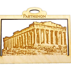 Personalized Parthenon Ornament Greece Christmas Ornament Greece ...