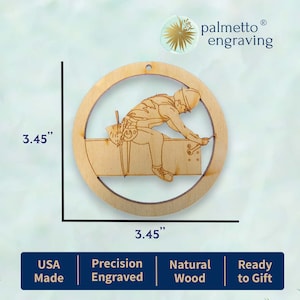 Personalized Steel Iron Worker Ornament, Iron Worker Ornaments, Iron ...