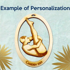 Personalized Diving Ornament, Male Swimming Ornaments Swim Team Gift ...