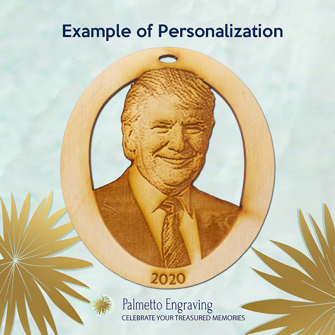 Personalized President Donald Trump Ornament - Historical Ornaments ...
