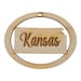 Personalized Kansas Ornament, Kansas State Ornament, Kansas Gift ...
