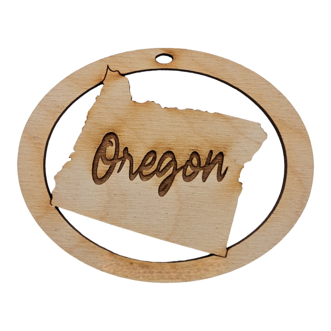 Personalized Oregon Ornament - Oregon State Ornaments - Oregon Gift ...