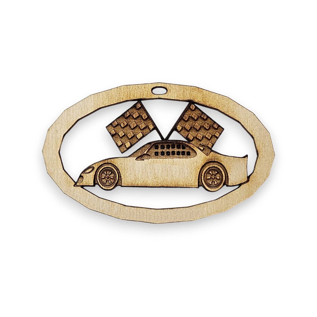 Personalized Race Car Ornament - Race Car Ornaments - Race Car Gift ...