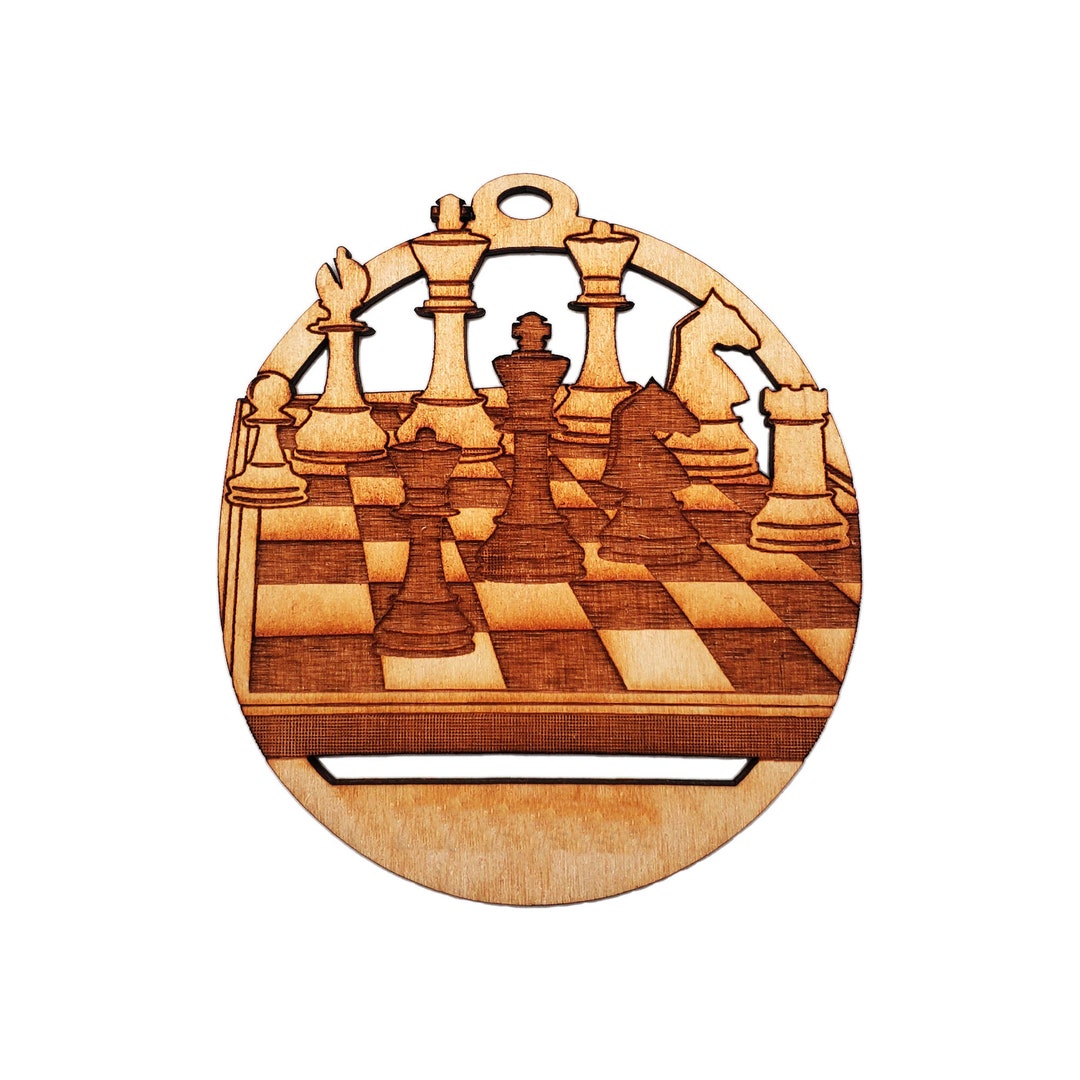 Gifts for Chess Players Personalized Chess Christmas Ornament Chess ...