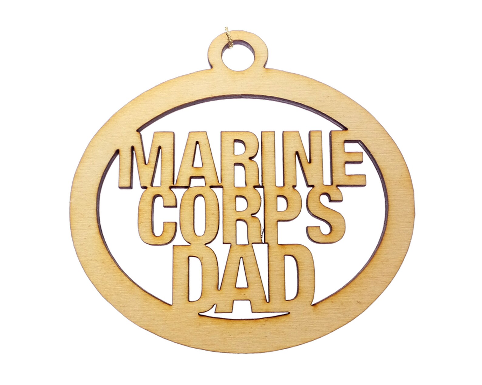 Personalized Marine Corps Dad Ornament Marine Corps Dad Gift | Etsy