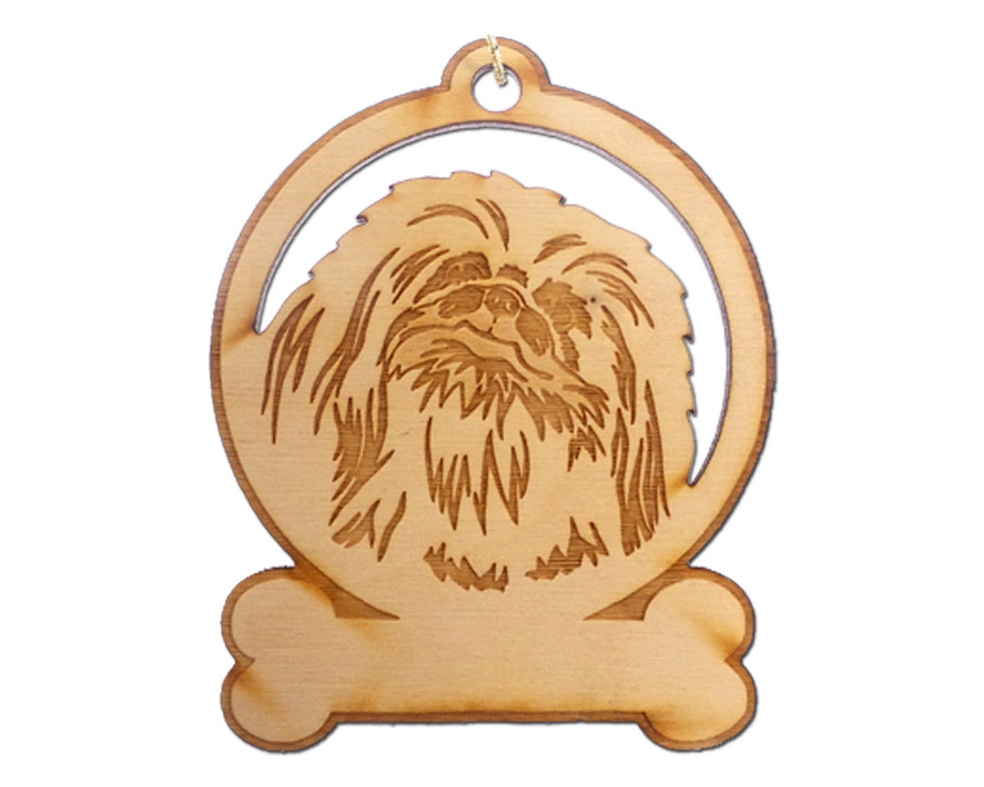 Personalized Pekingese Ornament Pekingese Christmas Tree Ornament ...