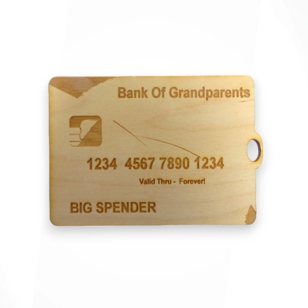 Personalized Credit Card Ornament - Credit Card Gift - Credit Card ...