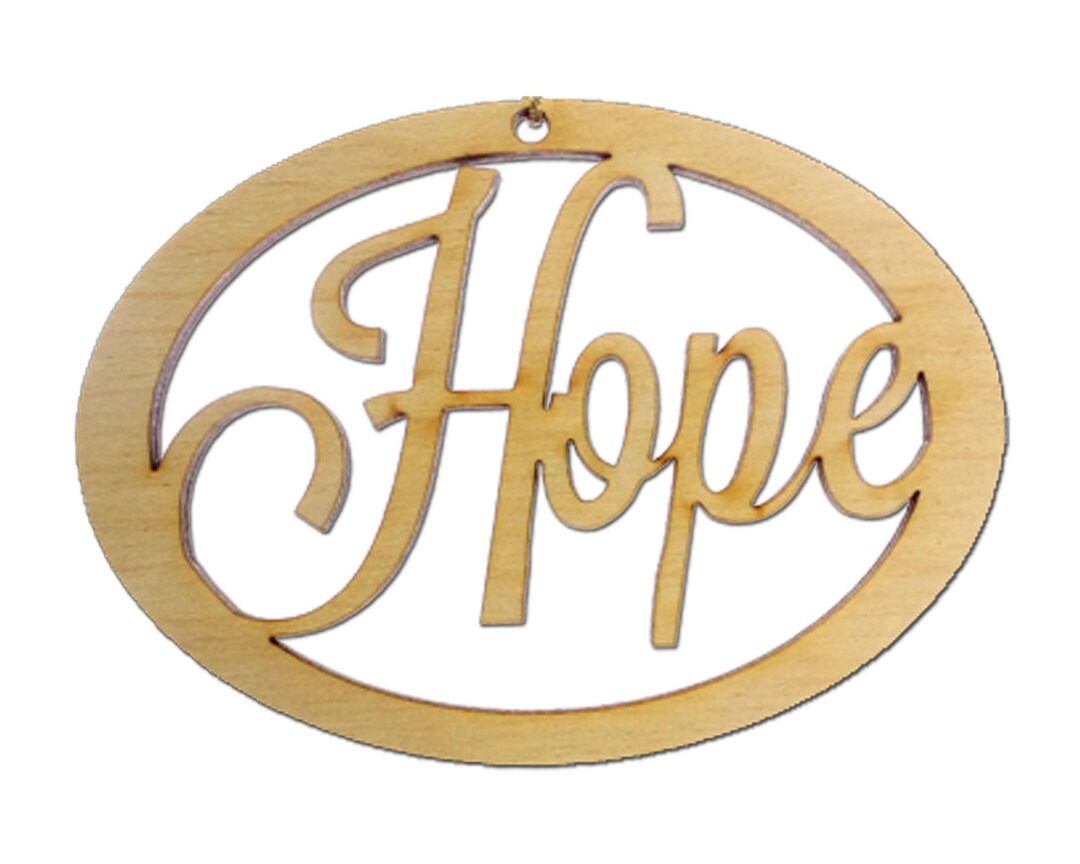 Personalized Hope Ornament Hope Ornaments Hope Decorations - Etsy