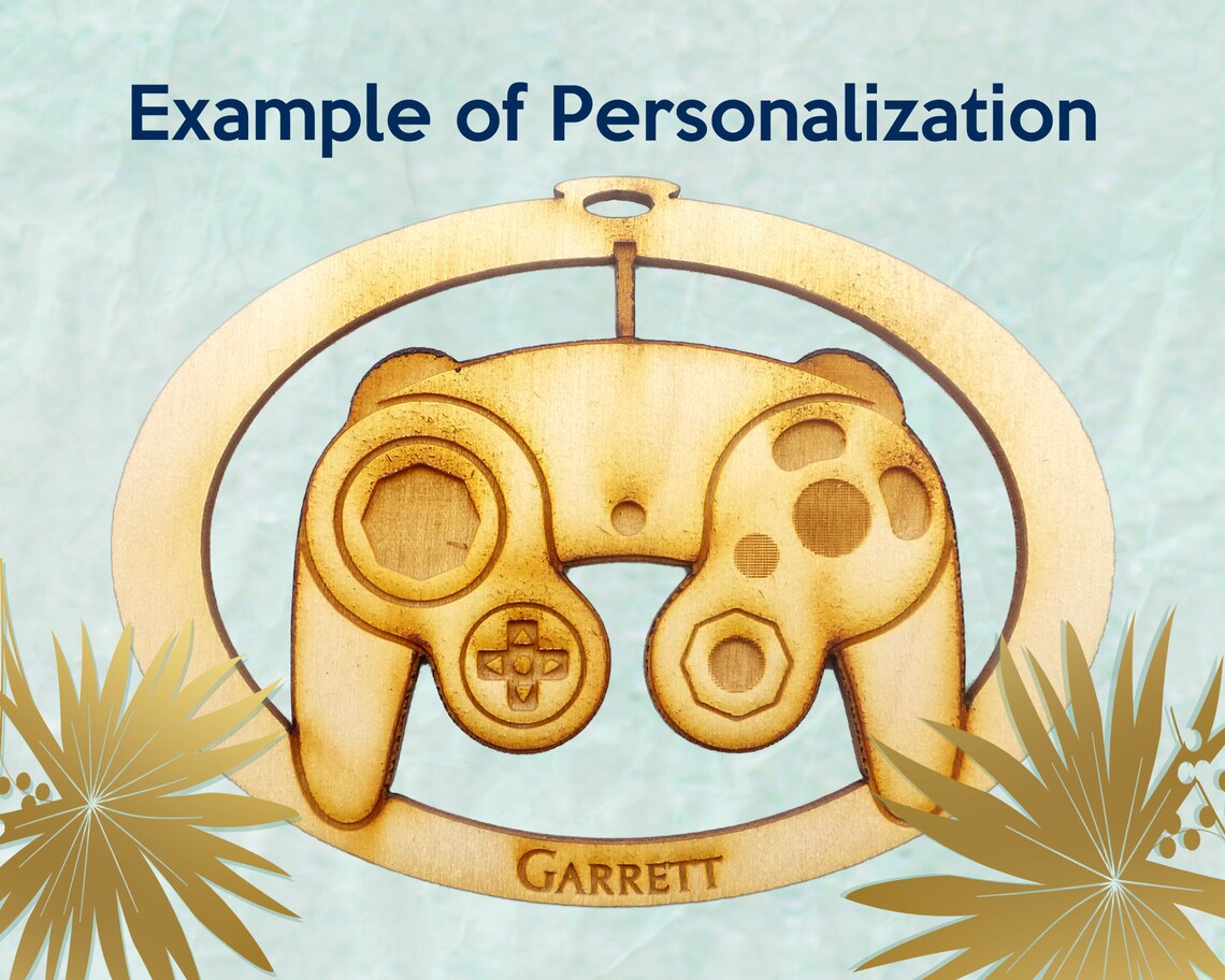 Personalized Classic Game Controller Ornament Gamer Ornament | Etsy