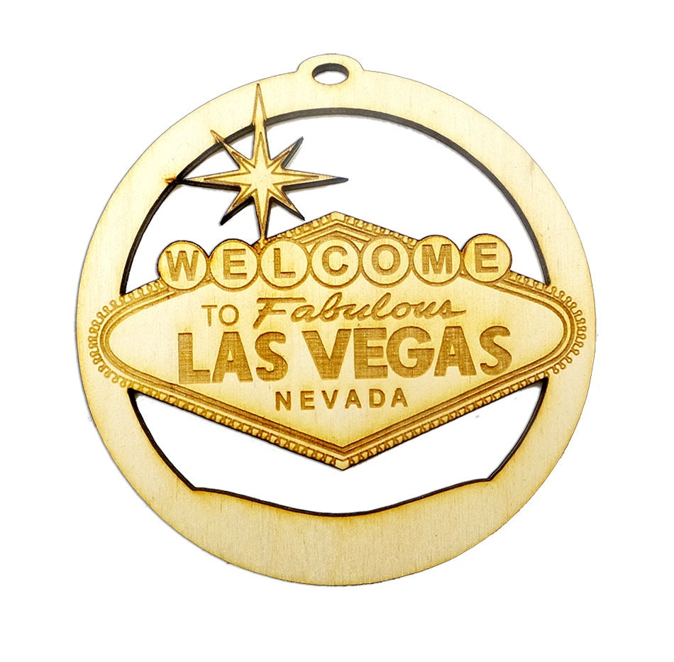 Personalized Welcome to Las Vegas Sign Ornament Personalized | Etsy