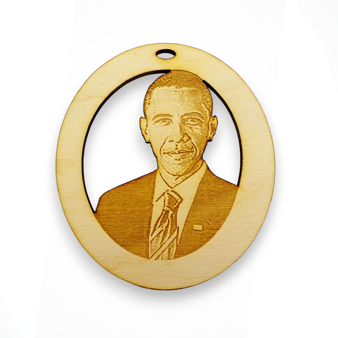 Personalized President Barack Obama Ornament - Historical Ornaments ...