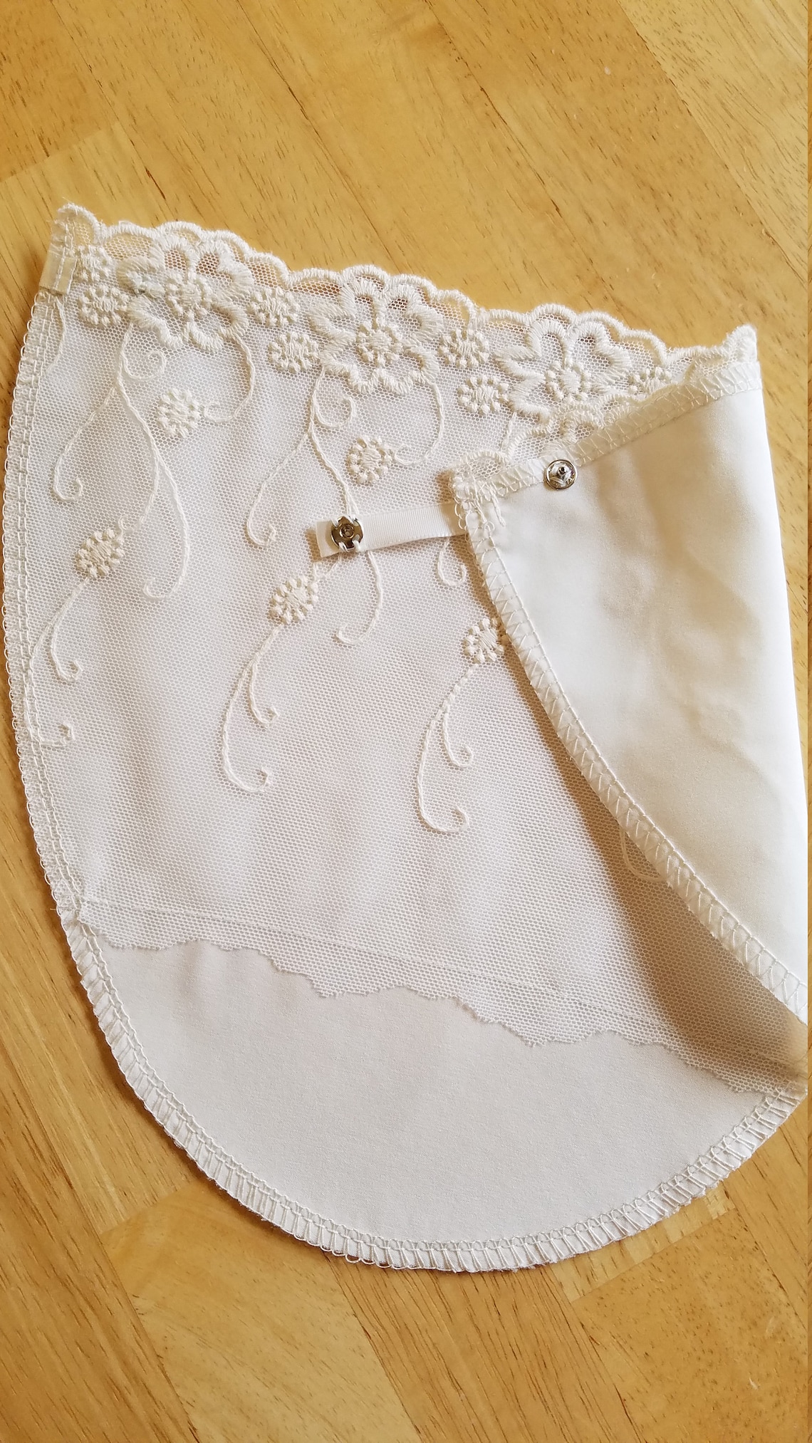 Lace modesty panel neckline insert mock camisole | Etsy