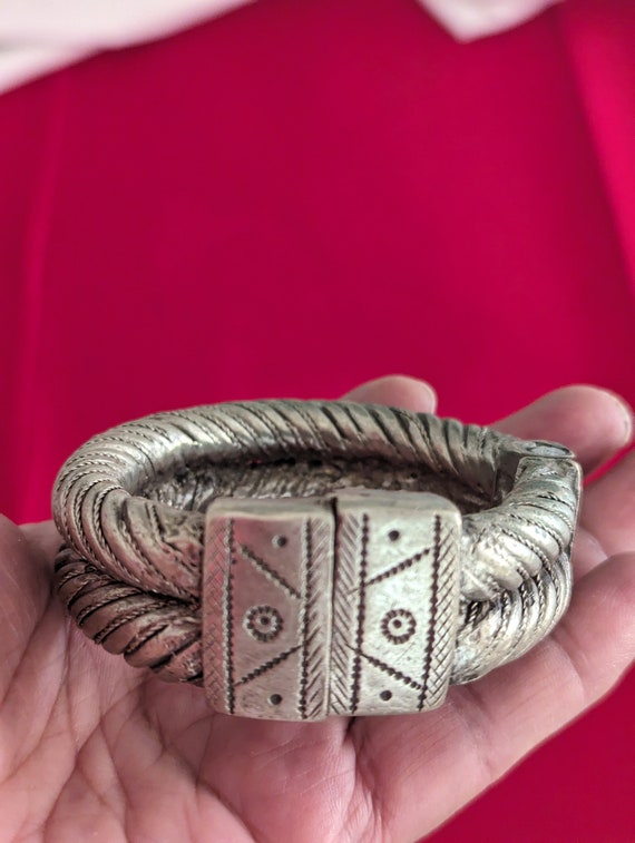 Three Vintage Ethiopian/Yemeni Ethnic Silver Handmade… - Gem