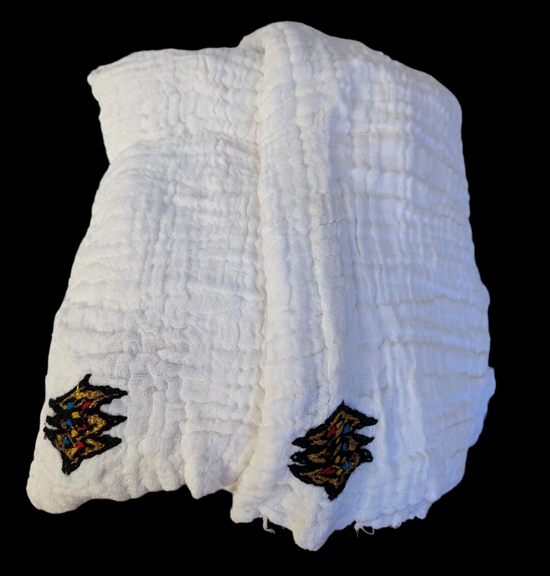 Ethiopian Eritrean 100% Cotton Gauze Like Fabric Handwoven Shawl, ጋቢ ...
